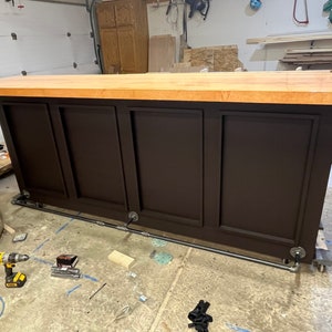 Custom Straight Line Indoor Wood Bar - Etsy