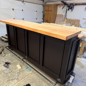 Custom Straight Line Indoor Wood Bar - Etsy