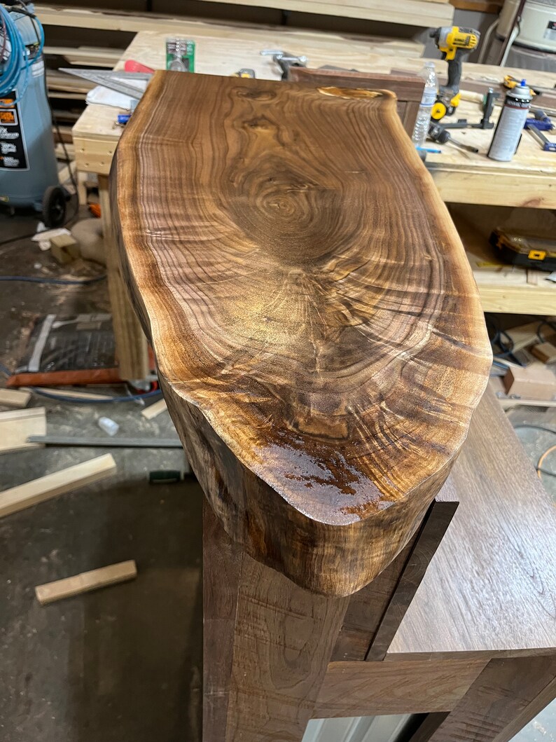 Custom Retail Counters/live Edge Walnut Counter/bar - Etsy
