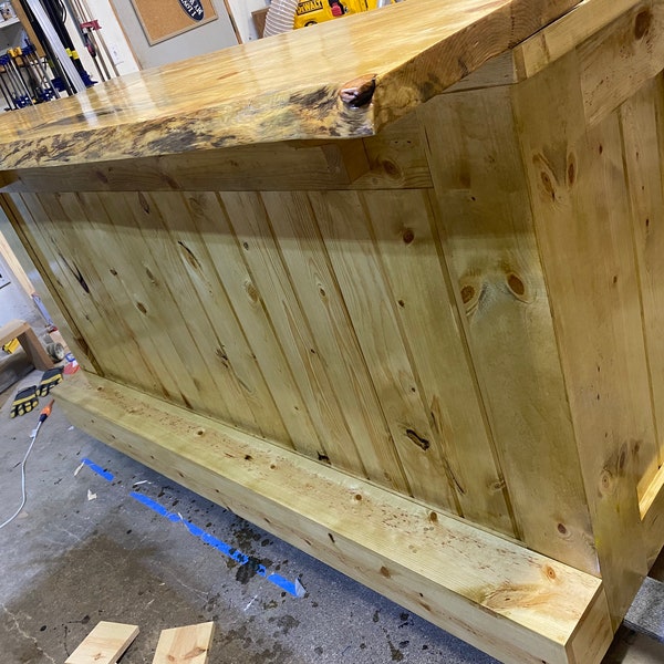 Live Edge Bar - Etsy