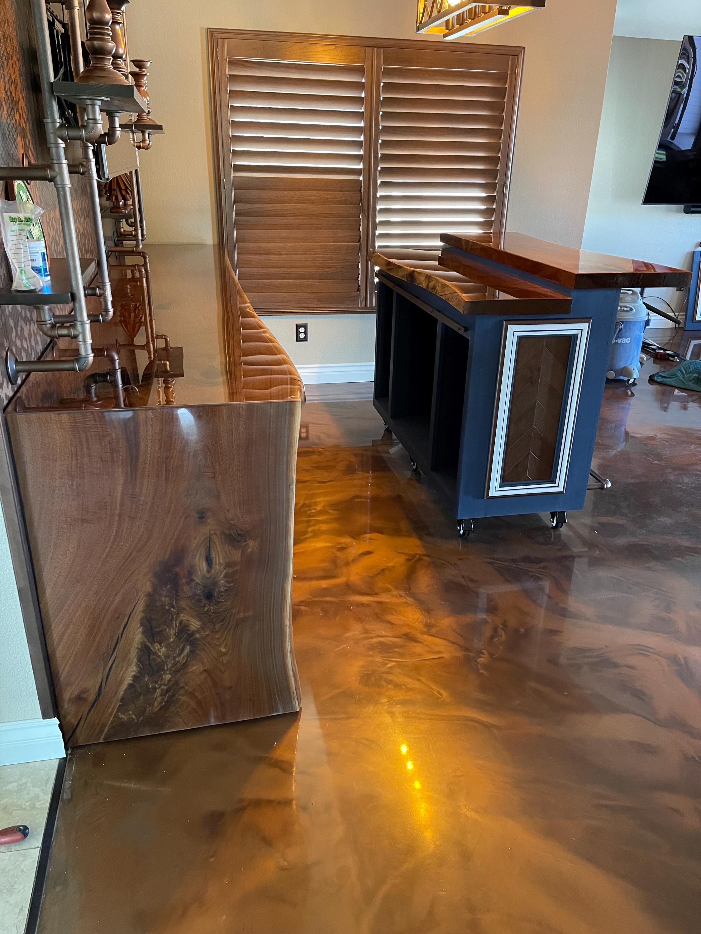 Walnut Cascade – Custom Live Edge Waterfall Countertops - Etsy