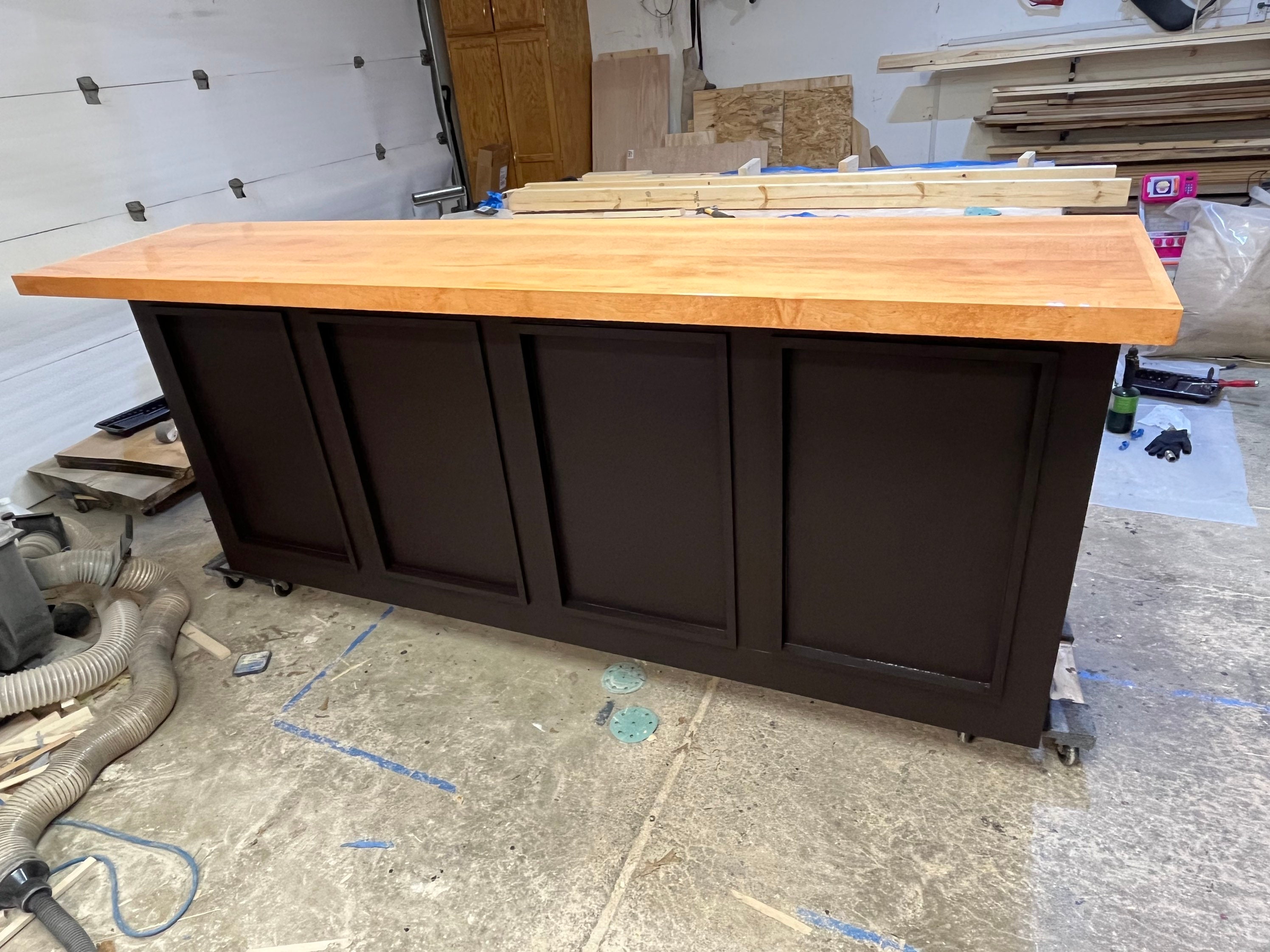 Custom Straight Line Indoor Wood Bar - Etsy