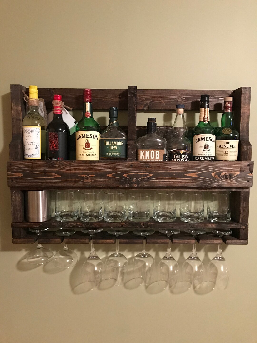 Liquor/wine Rack Hand Made - Etsy