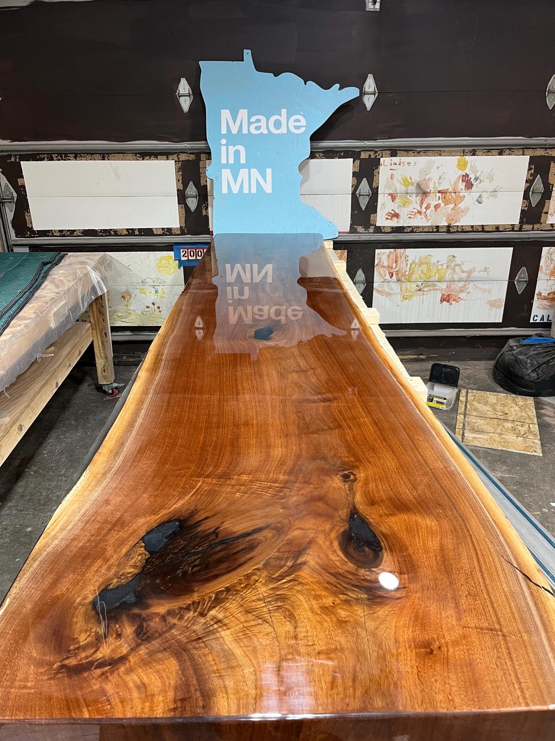 Walnut Cascade – Custom Live Edge Waterfall Countertops - Etsy