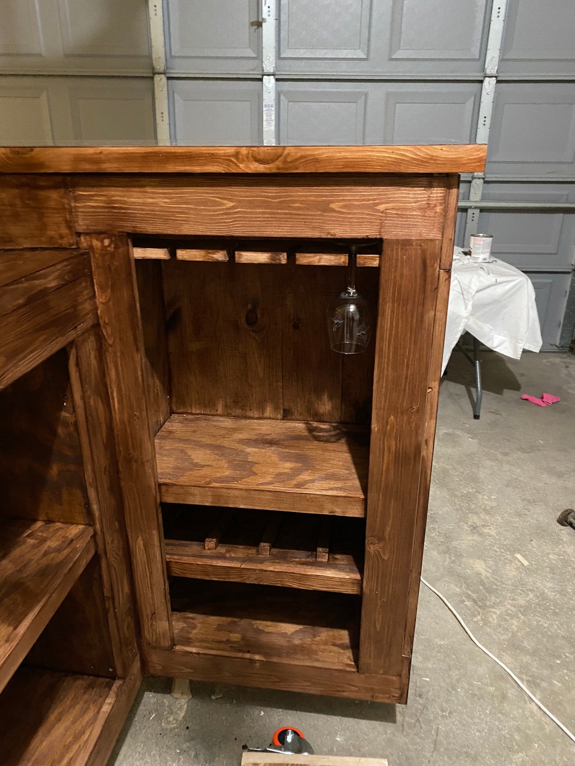 U Shape Solid Wood Bar Indoor Bar - Etsy