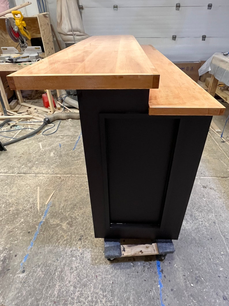 Custom Straight Line Indoor Wood Bar - Etsy