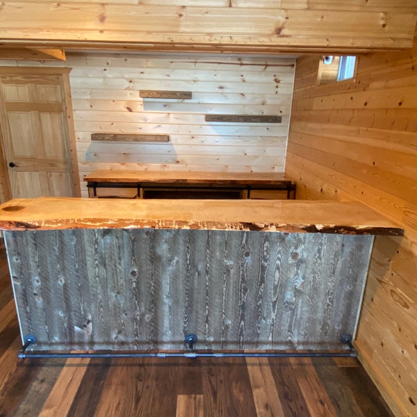 Live Edge Bar - Etsy