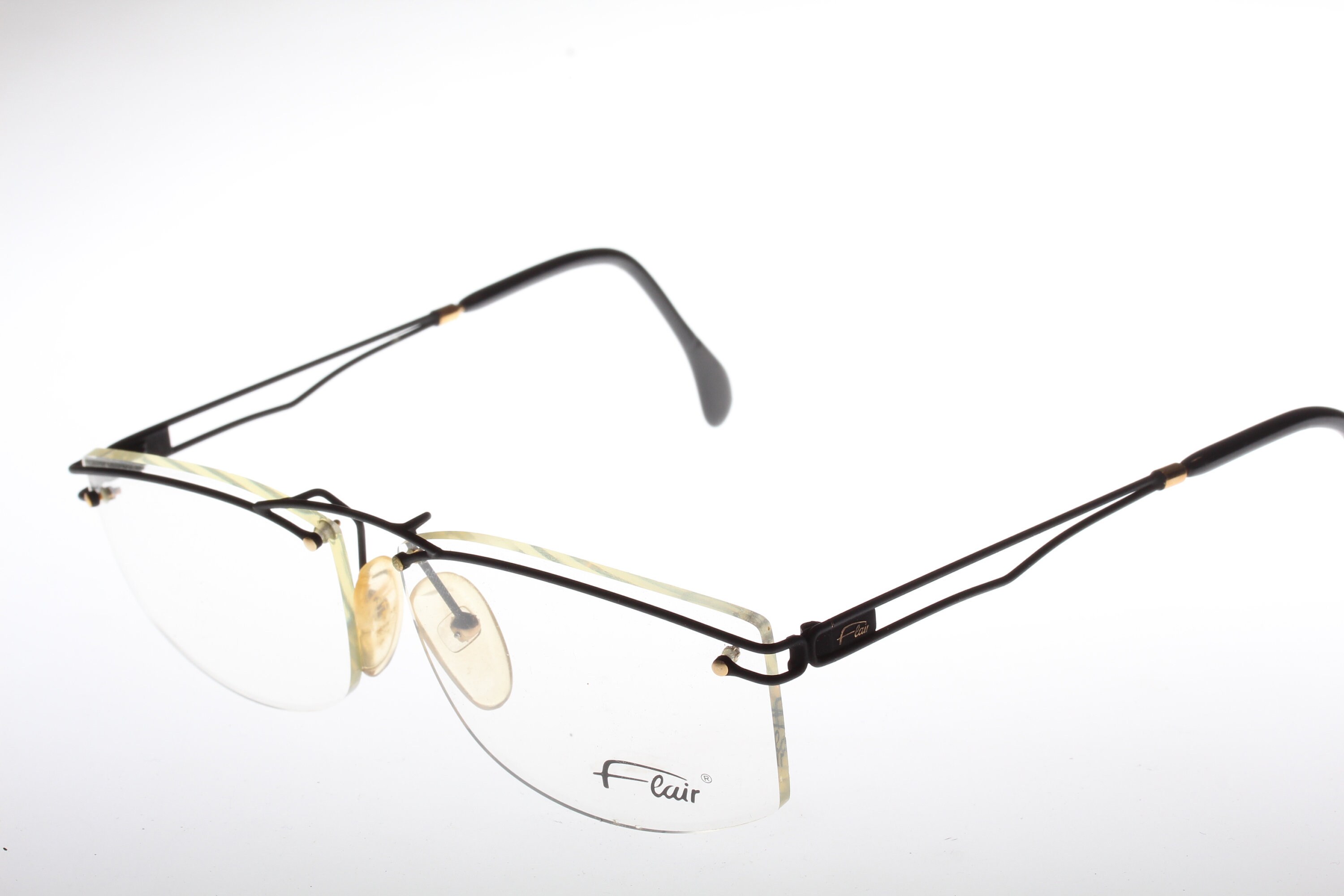 Flair Rimless Made in Germany Vintage Eyeglasses - Etsy