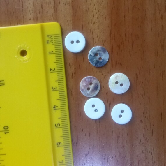Closures & Fasteners Craft Supplies & Tools White Agoya Shell Button ...