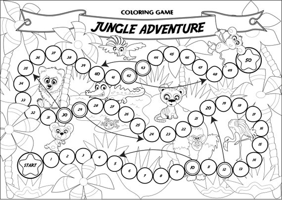 Different Board Game Coloring Pages