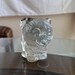 Goebel Vintage Antique Hallmarked Signed Solid Clear Glass German BEAR ...