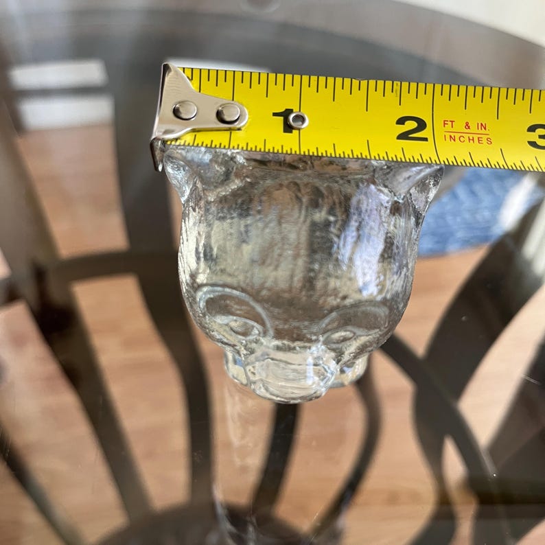 Goebel Vintage Antique Hallmarked Signed Solid Clear Glass German BEAR ...