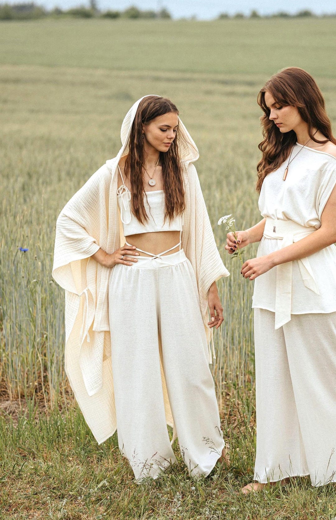 Set of Matching Garments Organic Cotton Hemp Plant Mystic Outfit Look ...
