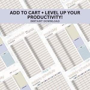 15 Minute Planner | Daily Schedule | 15 Minutes Planner | Hourly ...