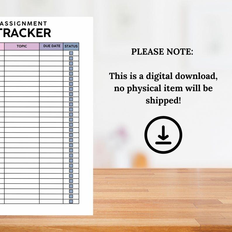 Assignment Planner | Academic Planner | Assignment Log | Homework ...