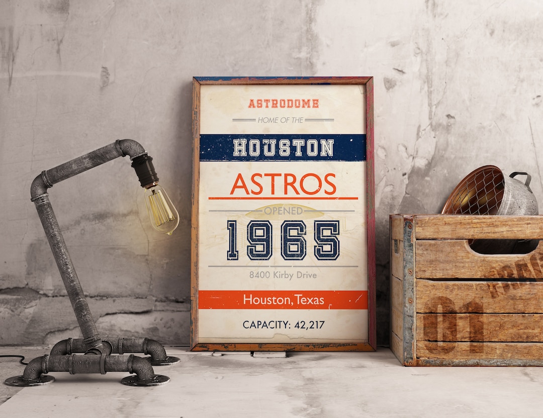 Houston Astrodome Subway Art: Sizes 5x7 to 24x36 Inch Prints and Framed ...