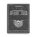 New York Shea Stadium Vintage Style Blueprint Art. Sizes 5x7 to 24x36 ...
