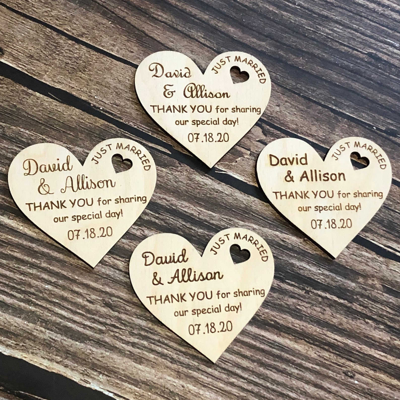 Heart Wedding Favor Thank You Wedding Favors Wedding Favor - Etsy
