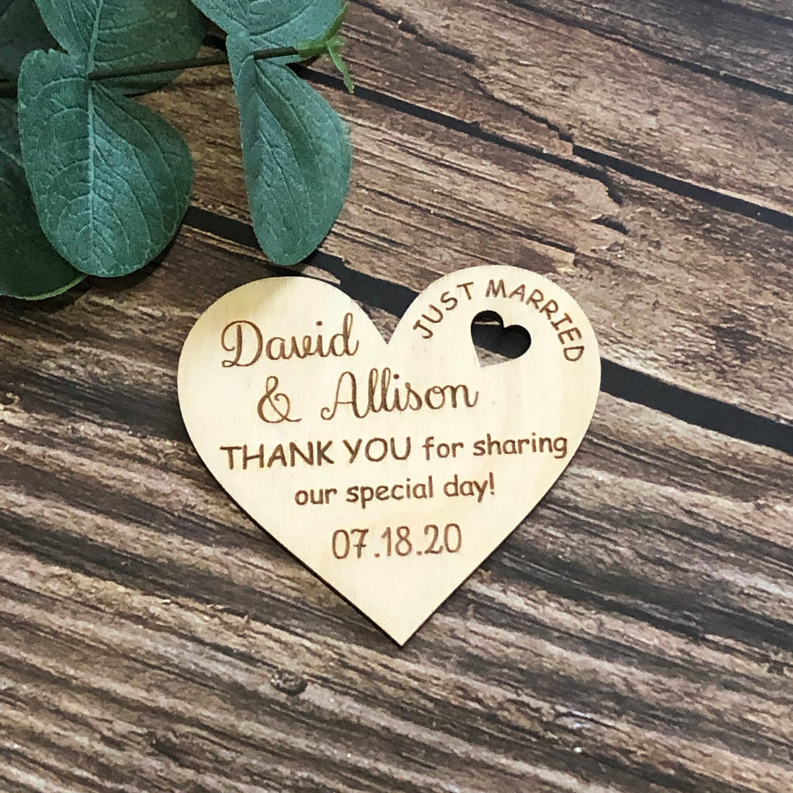 Heart Wedding Favor Thank You Wedding Favors Wedding Favor - Etsy