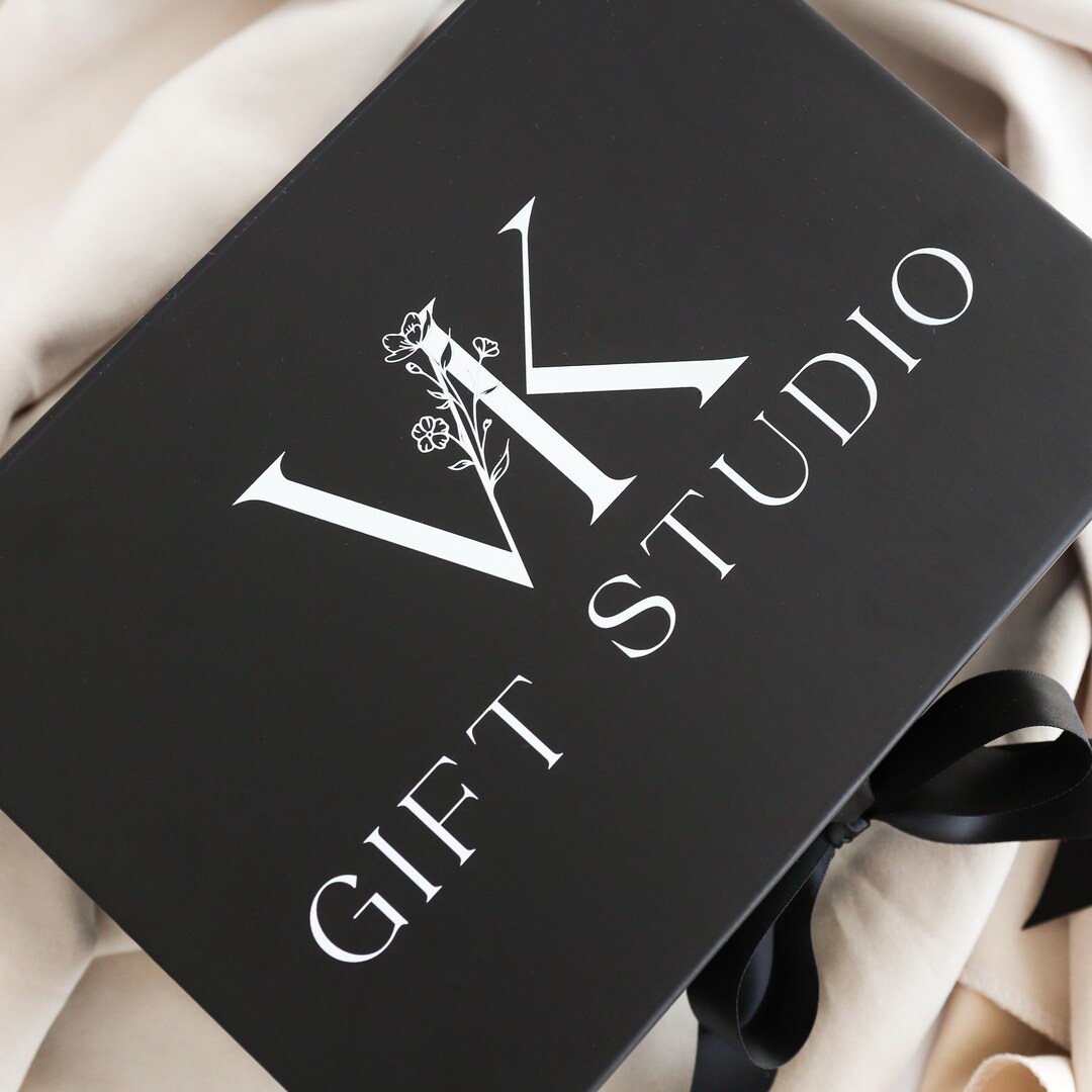 Logo Box Empty Brand Box Boss Gift Company Logo Business Custom Gift ...