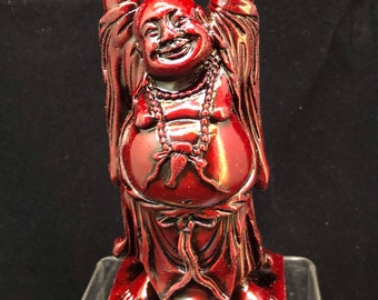 Buddha Red Resin - Etsy