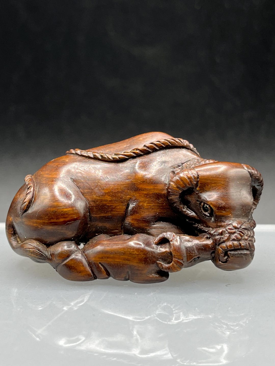 Ironwood Japanese Netsuke - Etsy