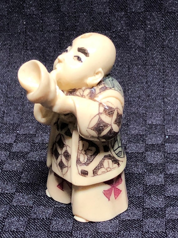 Japanese Netsuke Bead - Etsy