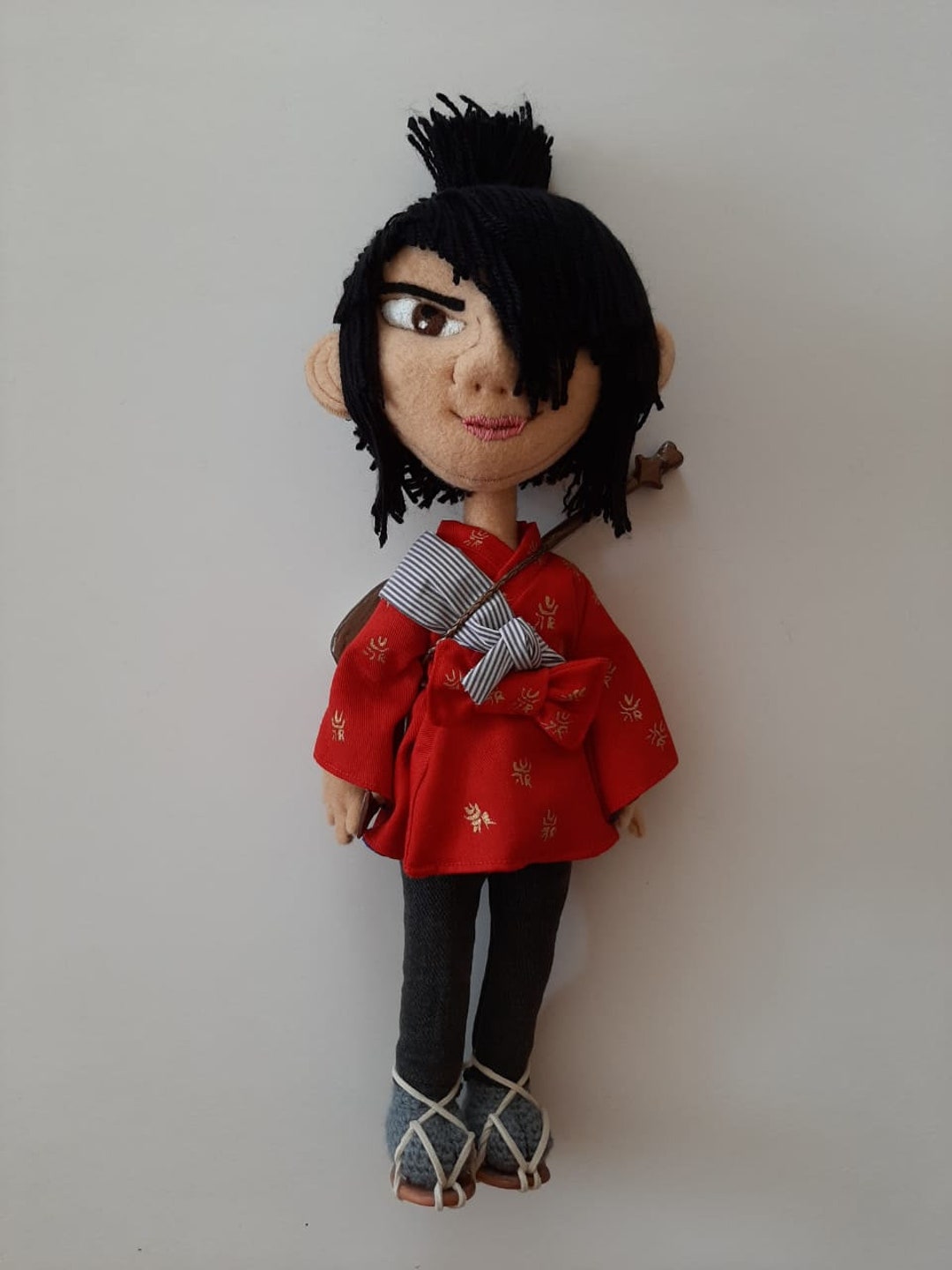 Kubo Doll From Kubo and the Two Strings Movie Handmade Includes Guitar ...
