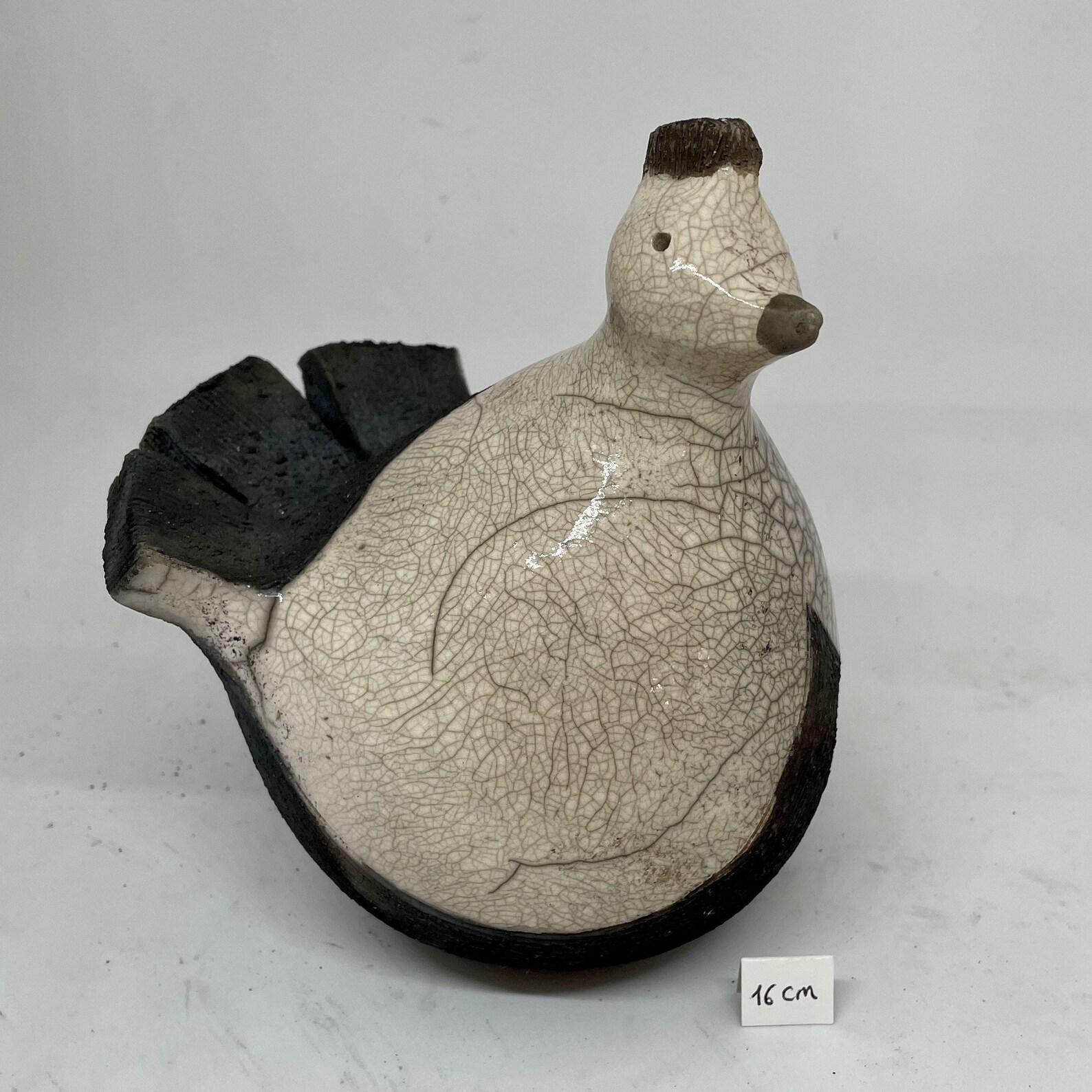 Raku White Chickens by Nathalie Hamill - Etsy