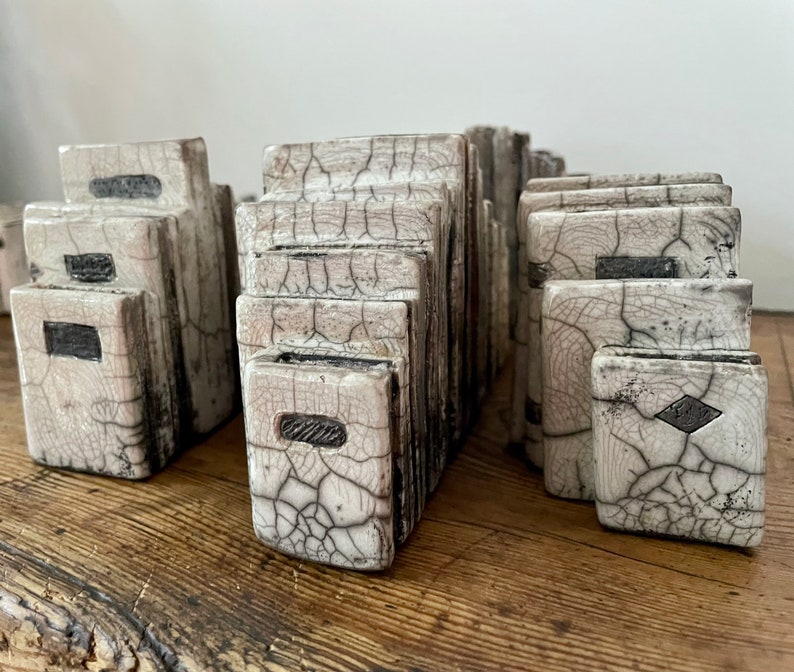 Raku Mini Book Shelves by Nathalie Hamill - Etsy