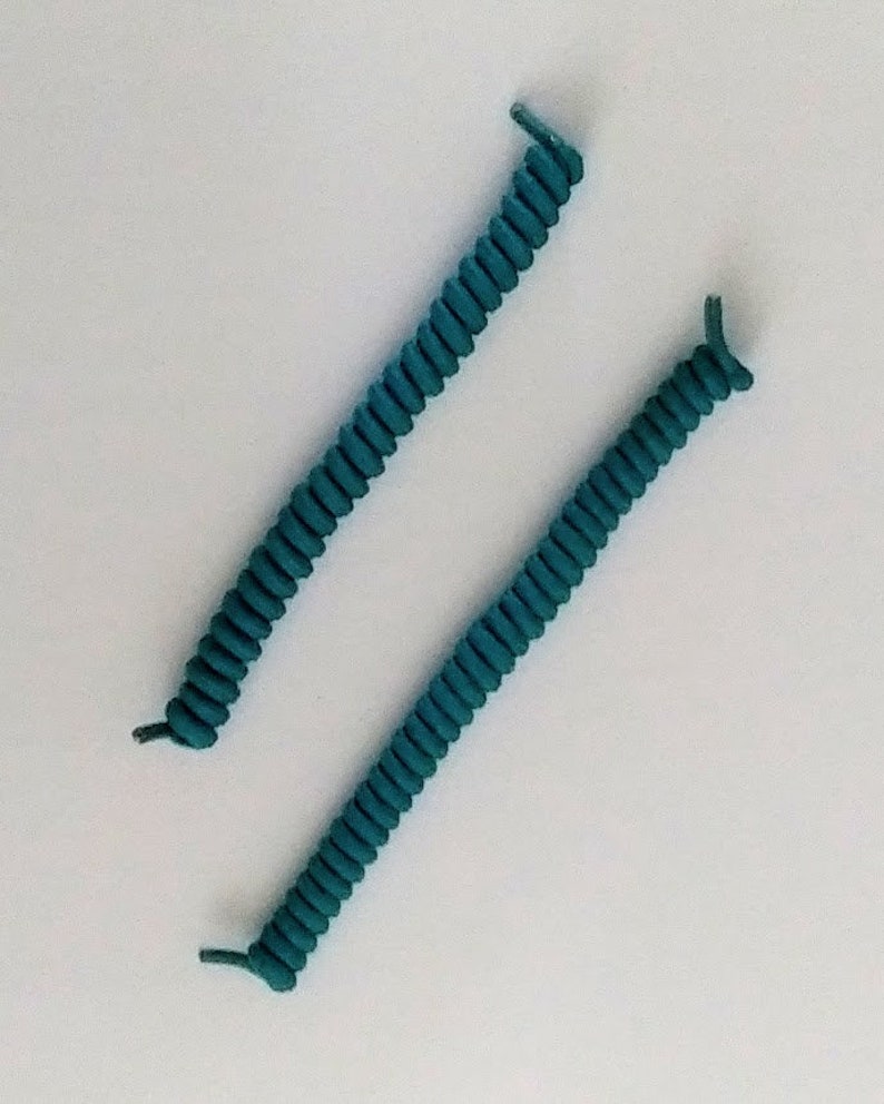 Curly Twist Shoe Laces, Elastic Coil Shoe Laces, Spiral Stretch Shoe ...