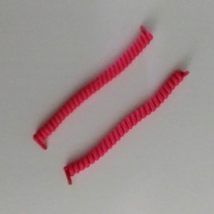Curly Twist Shoe Laces, Elastic Coil Shoe Laces, Spiral Stretch Shoe ...