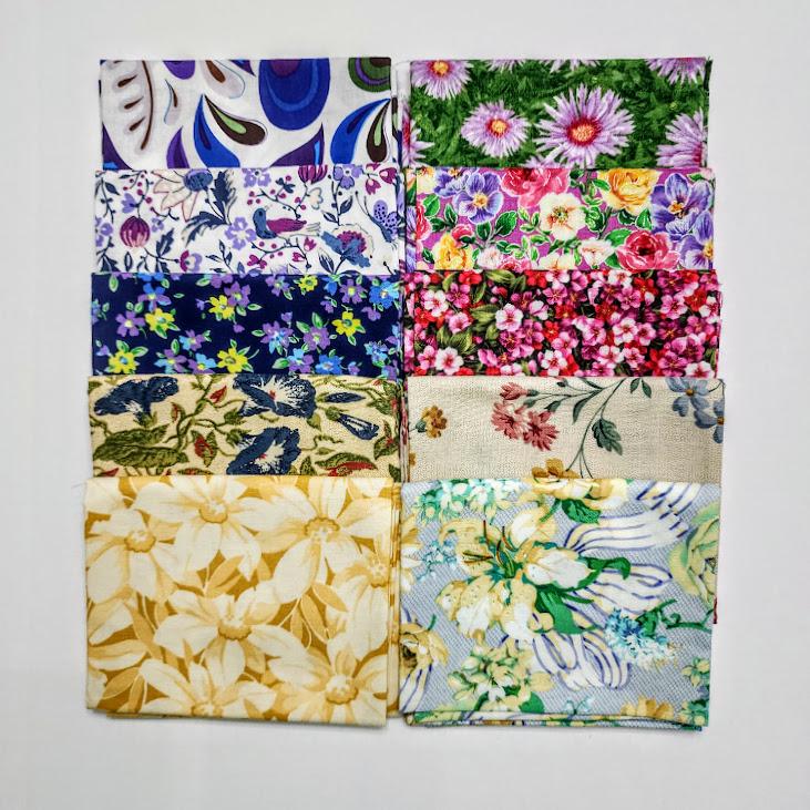 Fabric Fat Quarters, Random Selection, Pack of 10 - Etsy