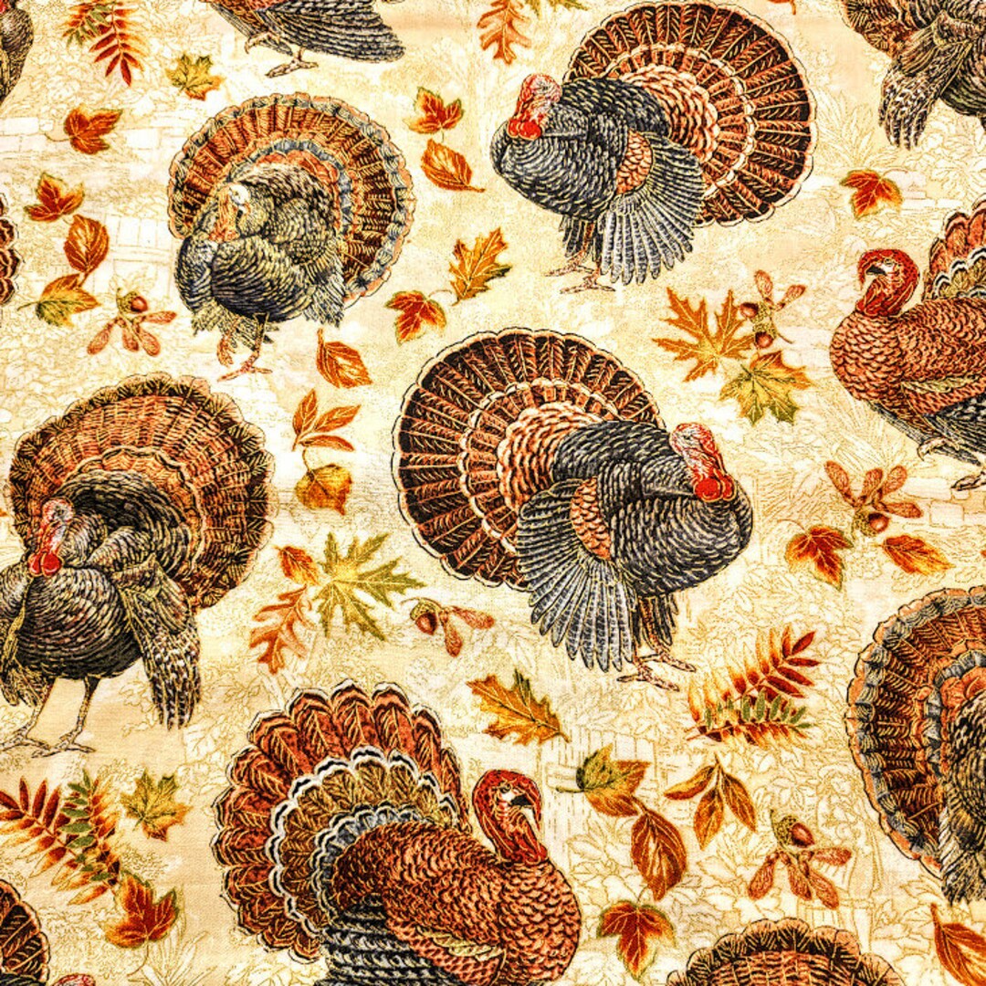 Timeless Treasures, Turkey Fabric, 1.5 Yard Piece - Etsy
