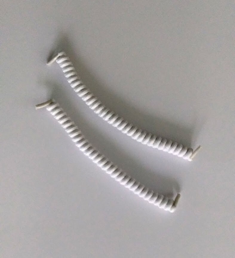Curly Twist Shoe Laces, Elastic Coil Shoe Laces, Spiral Stretch Shoe ...