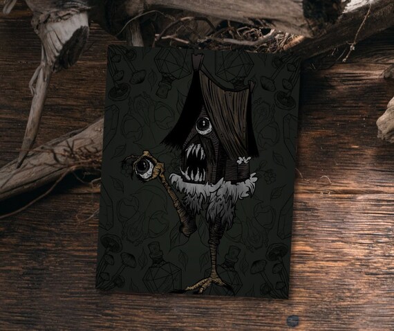 Baba Yaga's Hut Chicken Foot Magic Folklore Art Print - Etsy