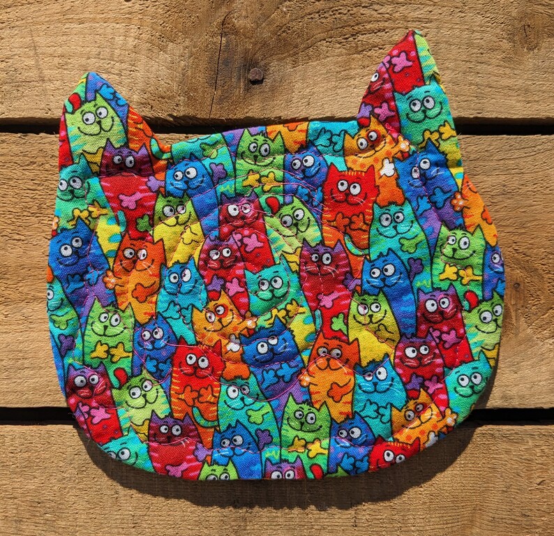 Kitty Cat Mug Rugs - Cat Patterns - Etsy