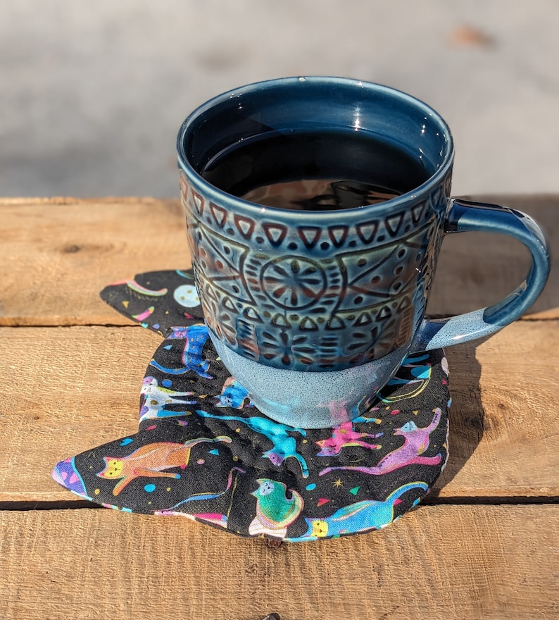 Kitty Cat Mug Rugs - Cat Patterns - Etsy