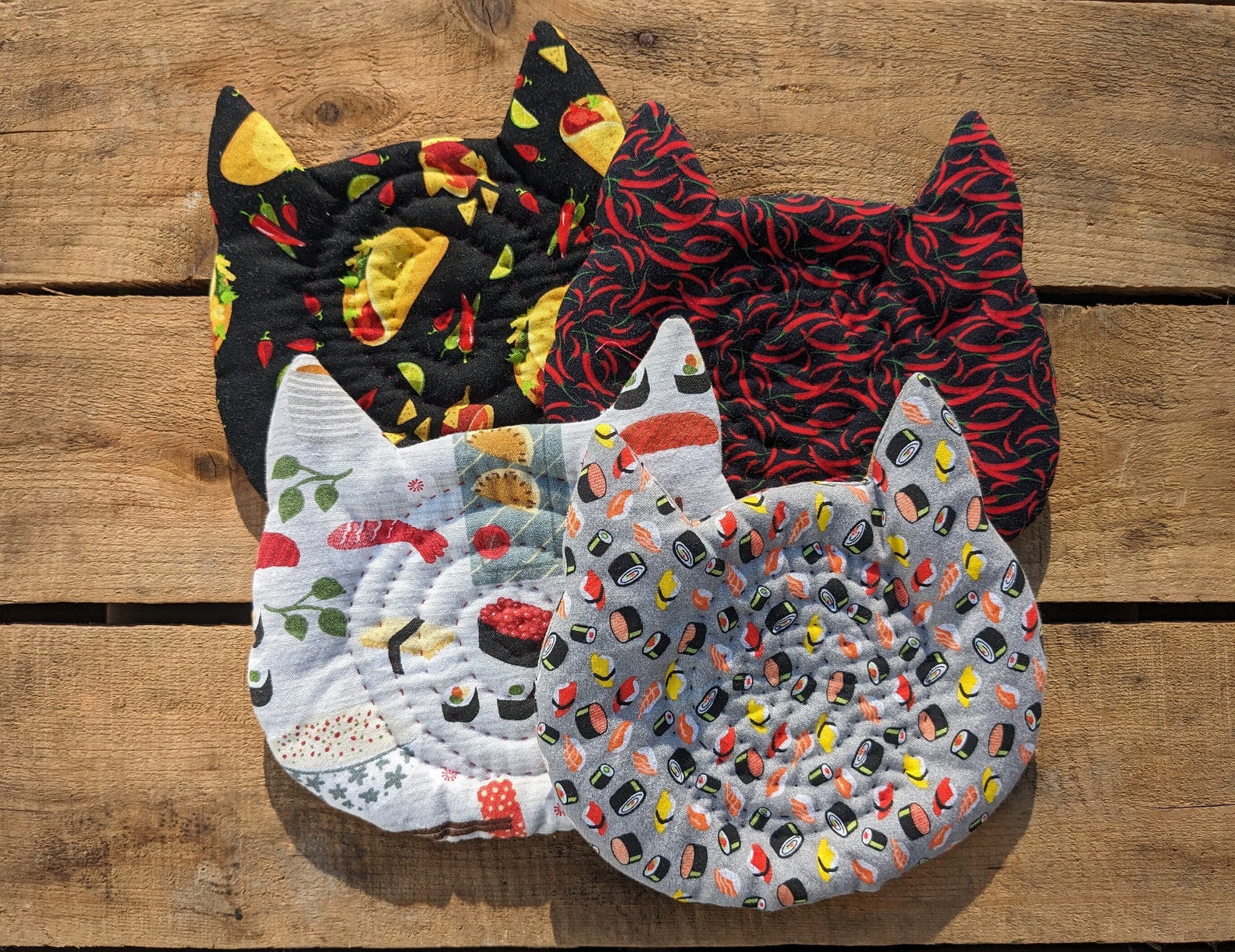 Kitty Cat Mug Rugs - Snick-snacks - Etsy