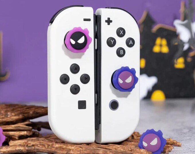 Gastly Pokemon Thumb Grips - Nintendo Switch & Lite - Etsy