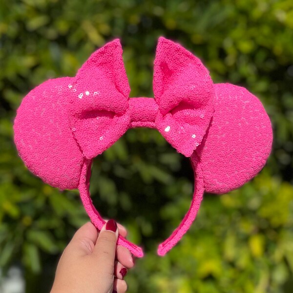 Mickey Minnie Personalized Disney Headbands & Ears - Etsy