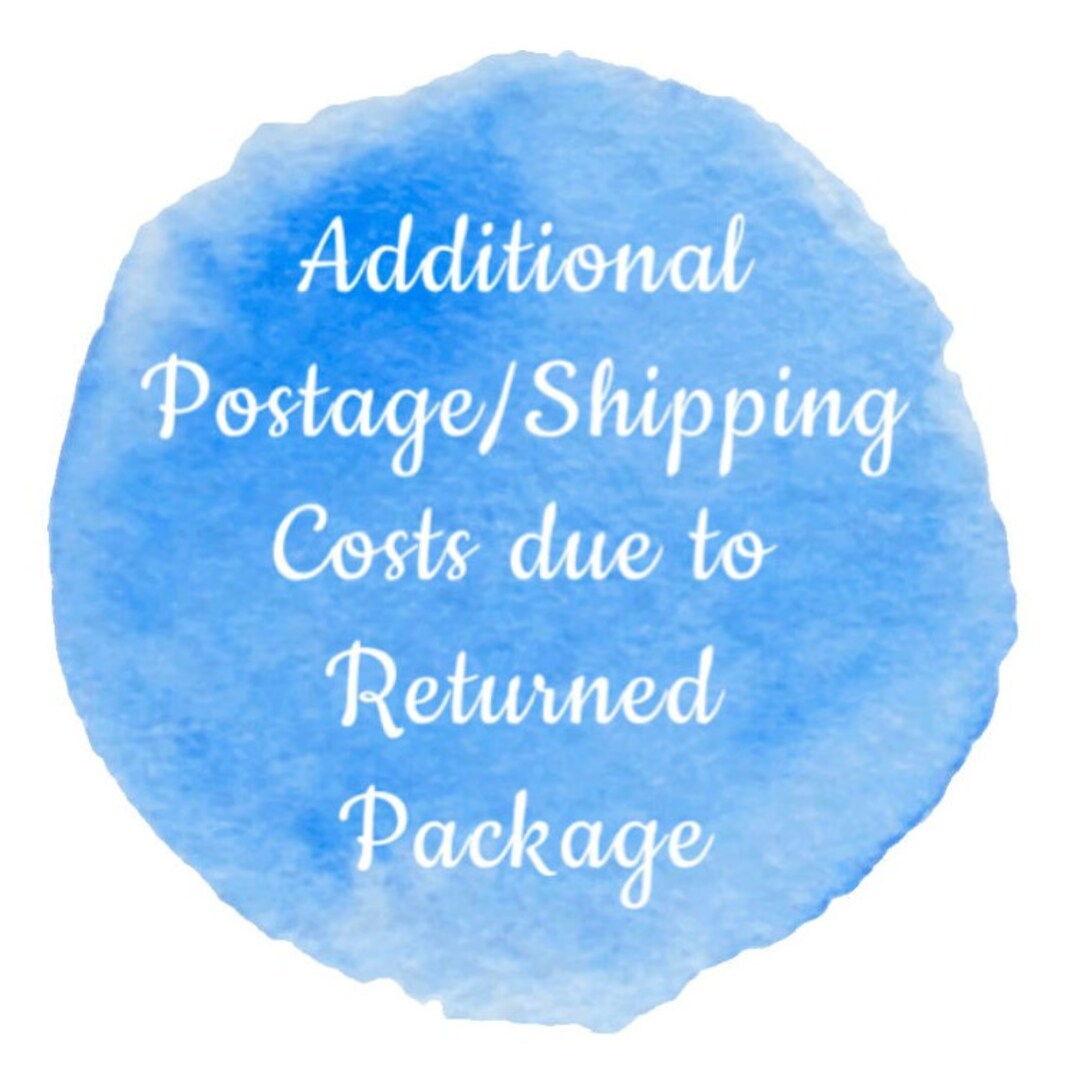 Postage / Shipping Costs for Returned Packages - Etsy