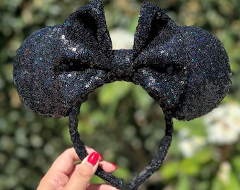 Pink Simplicity Minnie Mouse Ears / Minnie Ears / Disney Ears / Velvet ...