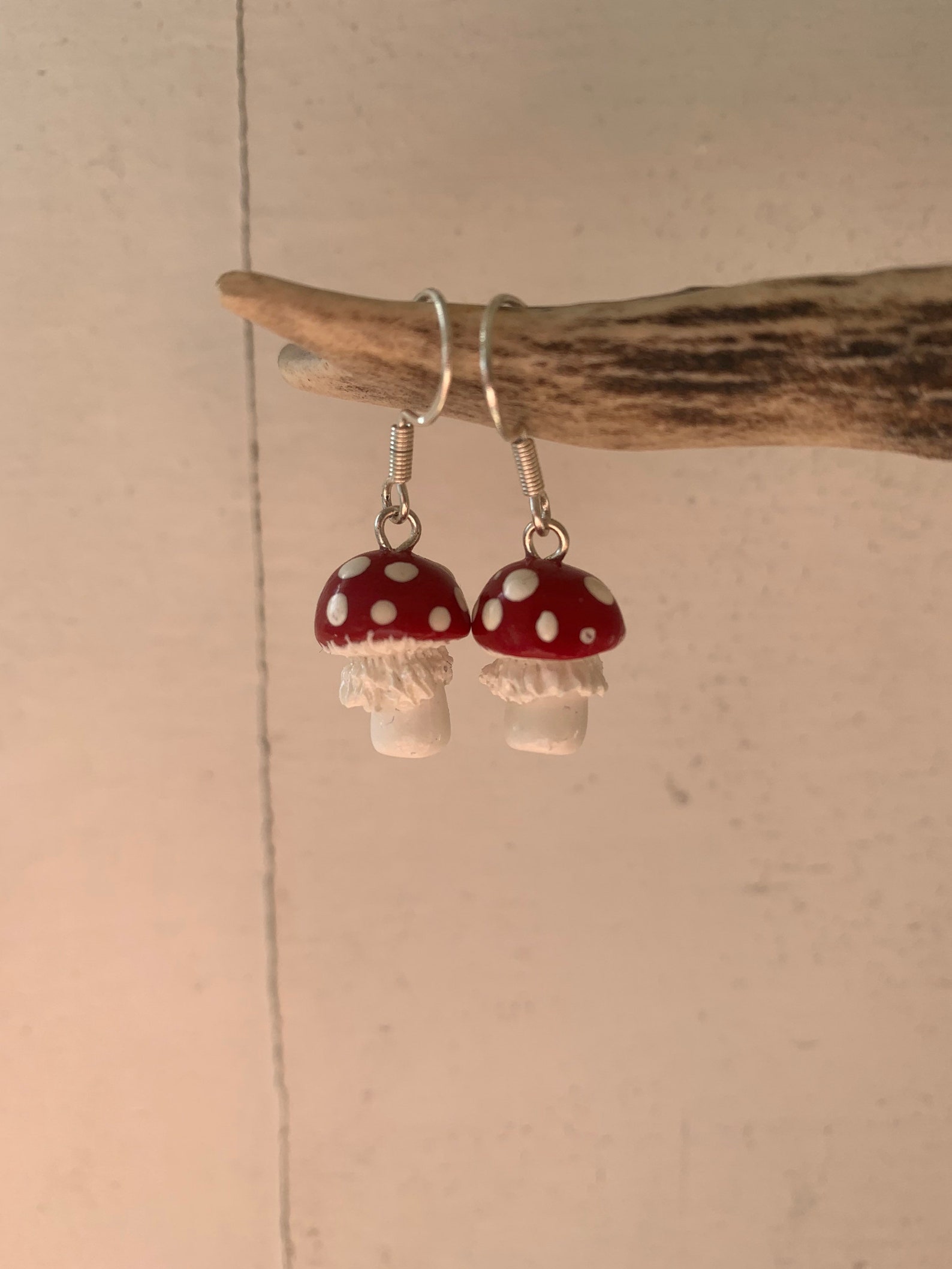 Magick Mushrooms polymer clay toadstool fairy goblincore | Etsy