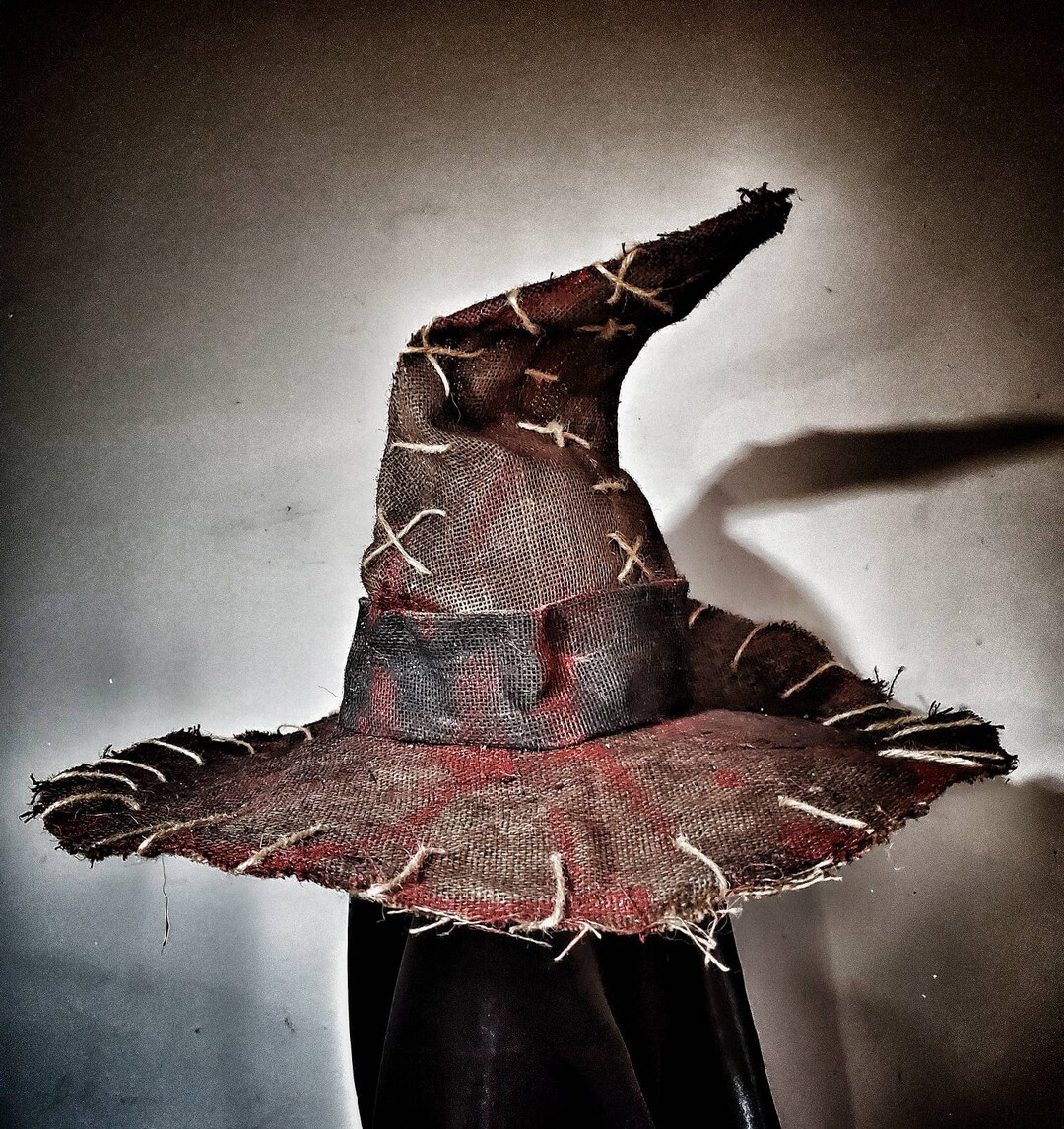 Brown Burlap Hat - Etsy