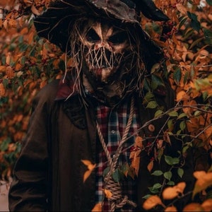 Burlap Scarecrow Mask - Etsy