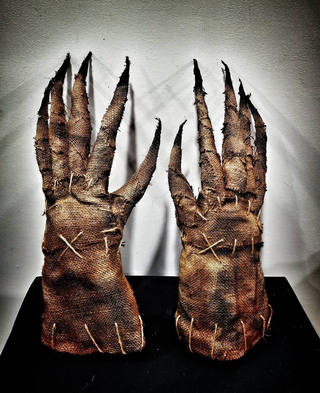 Burlap Scarecrow Gloves (no Blood) - Etsy