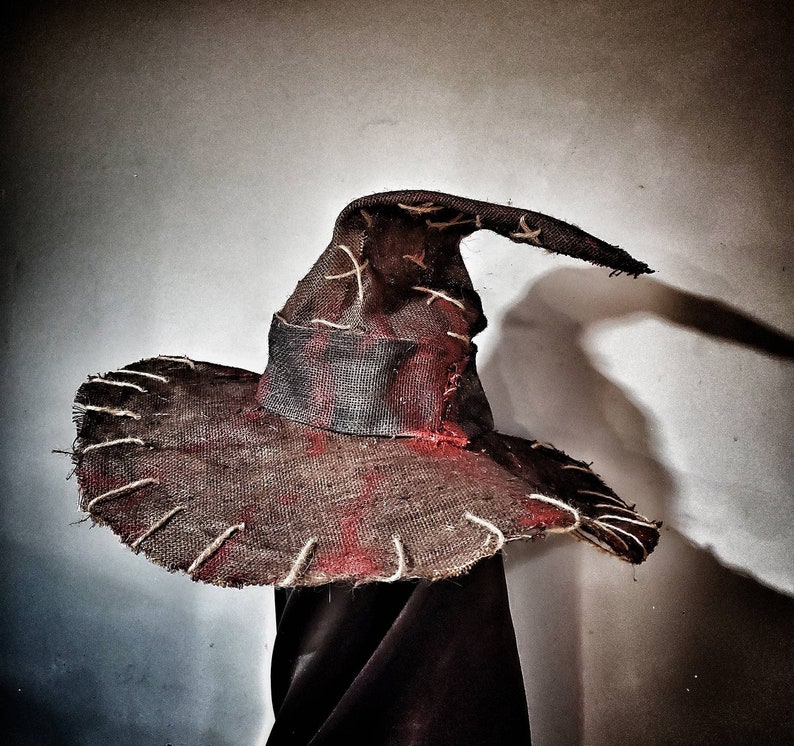 Brown Burlap Hat - Etsy