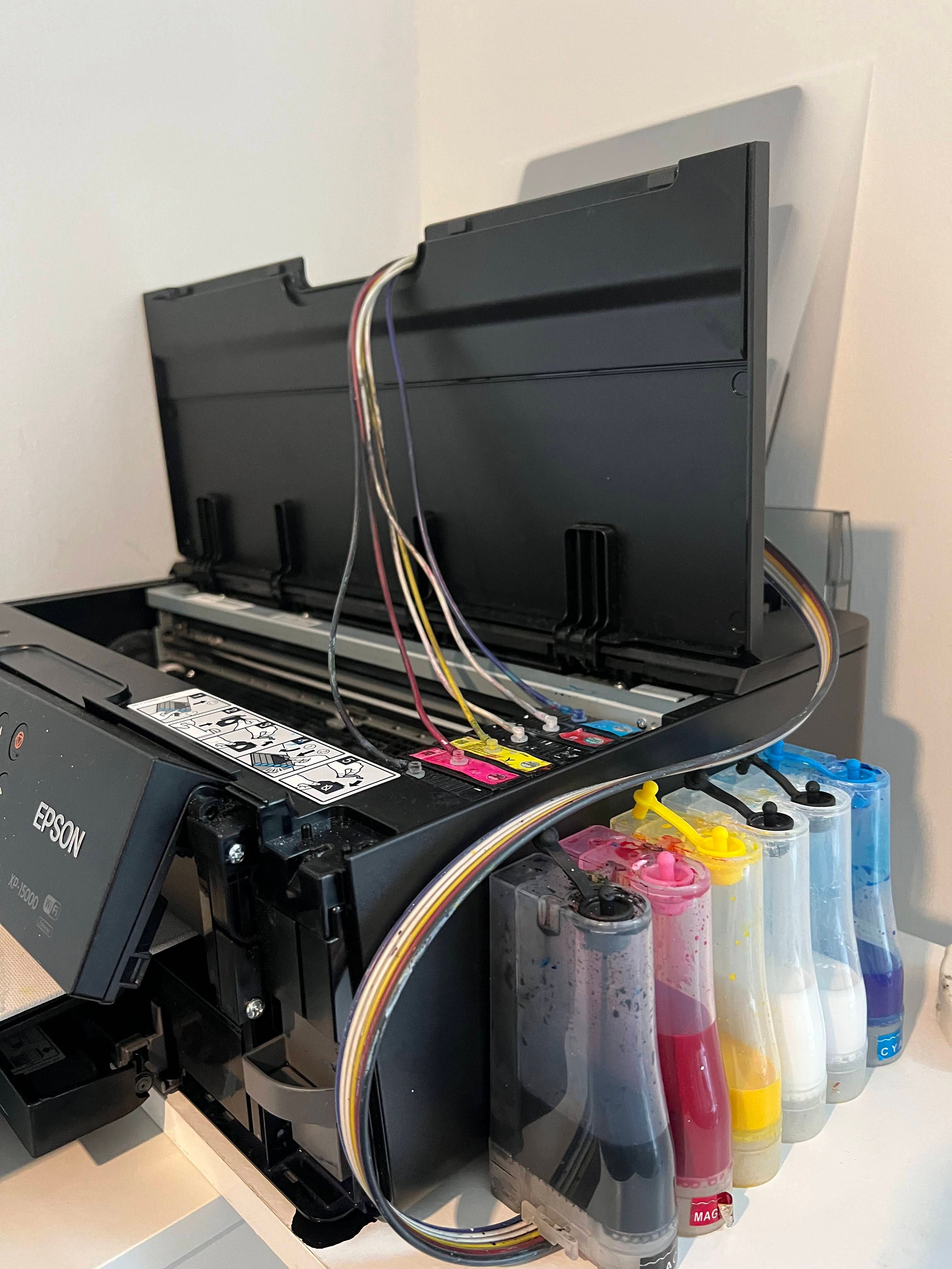 OEM CISS for XP-15000, Dtf Printing Supplies, Converted Printer ...