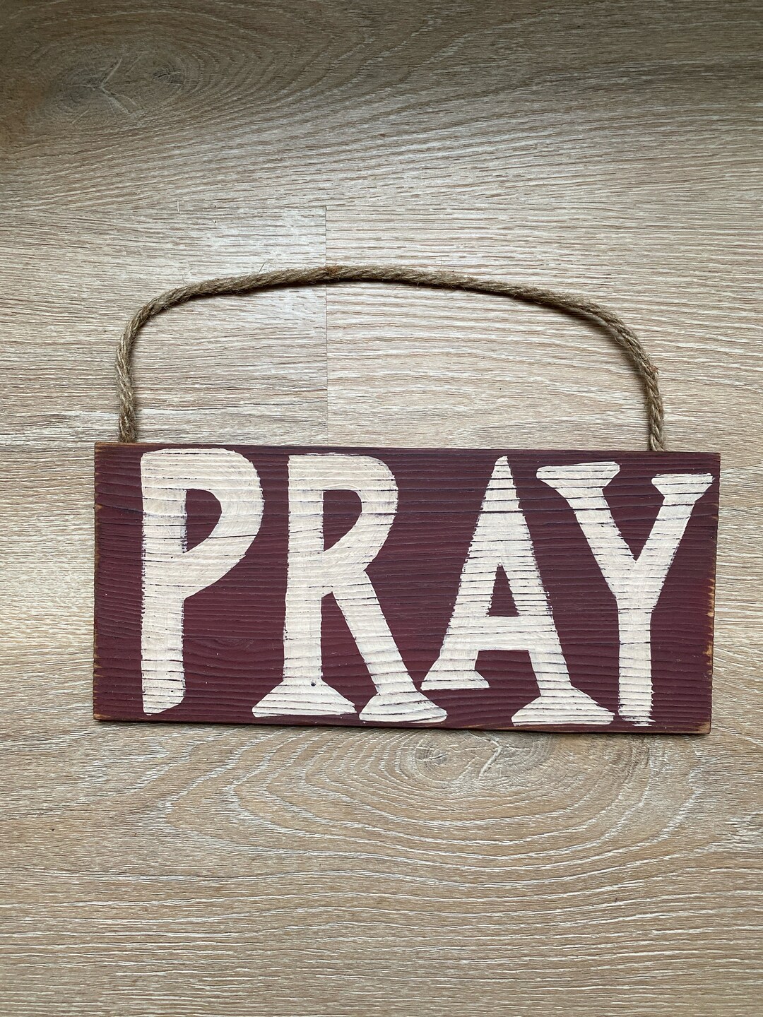 Pray Sign. - Etsy